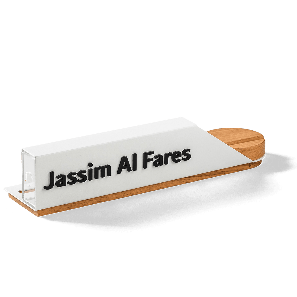Modern Desk Name Plate