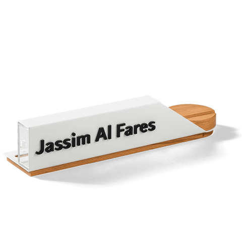 Modern Desk Name Plate – cut-kw